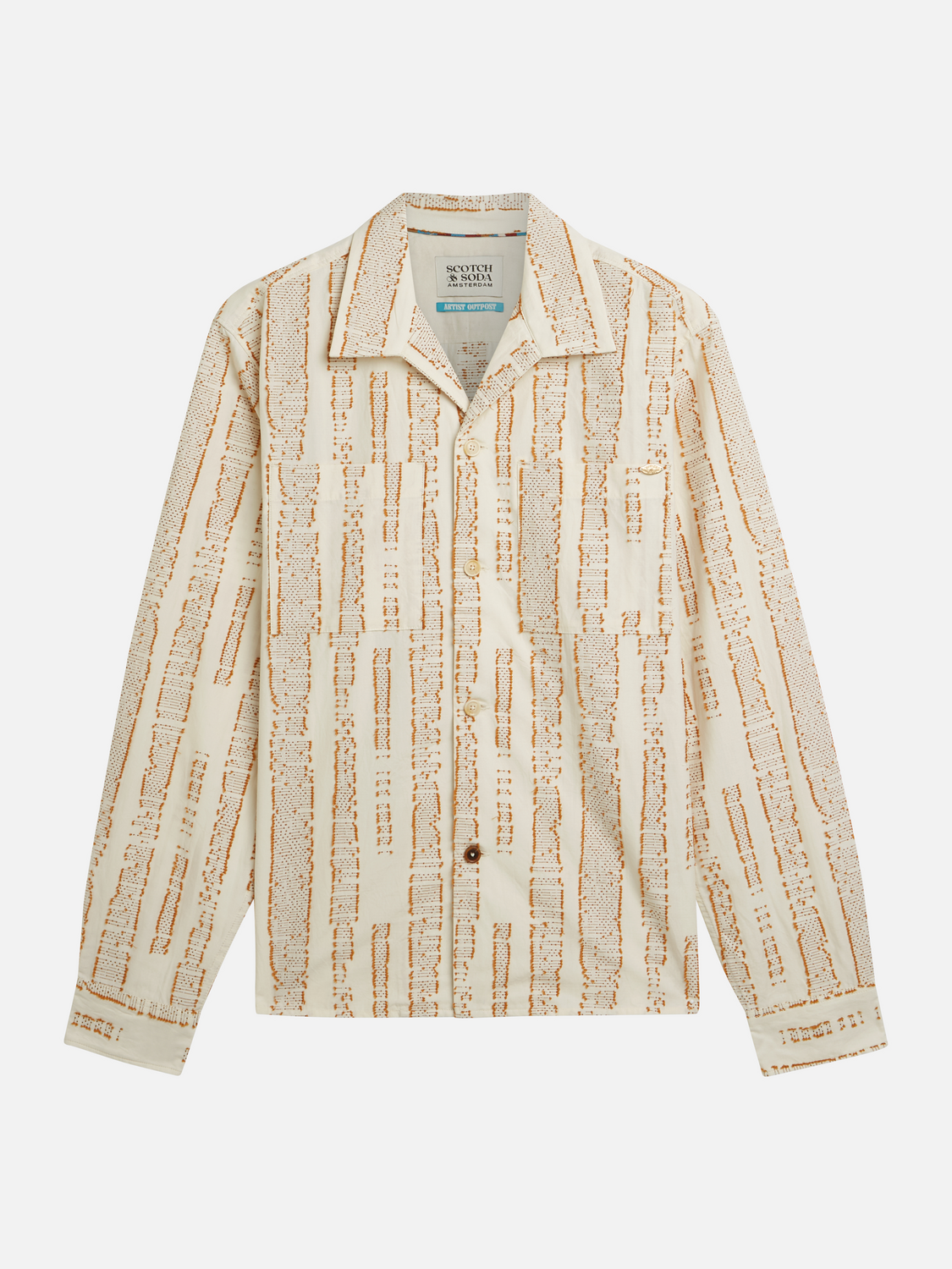 Jacquard structure boxyfit shirt – Scotch & Soda Amsterdam